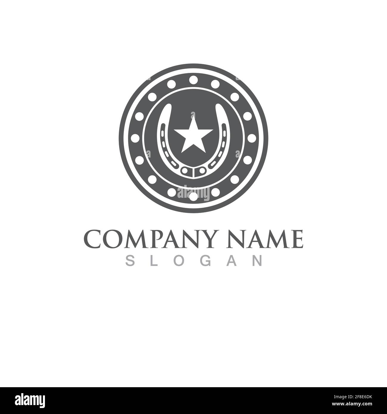 Horseshoe logo and symbol vector Stock Vector Image & Art - Alamy