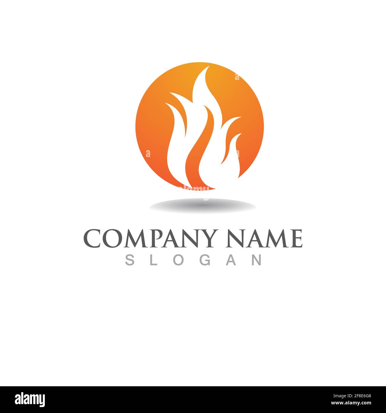 Fire vector illustration design template Stock Vector Image & Art - Alamy