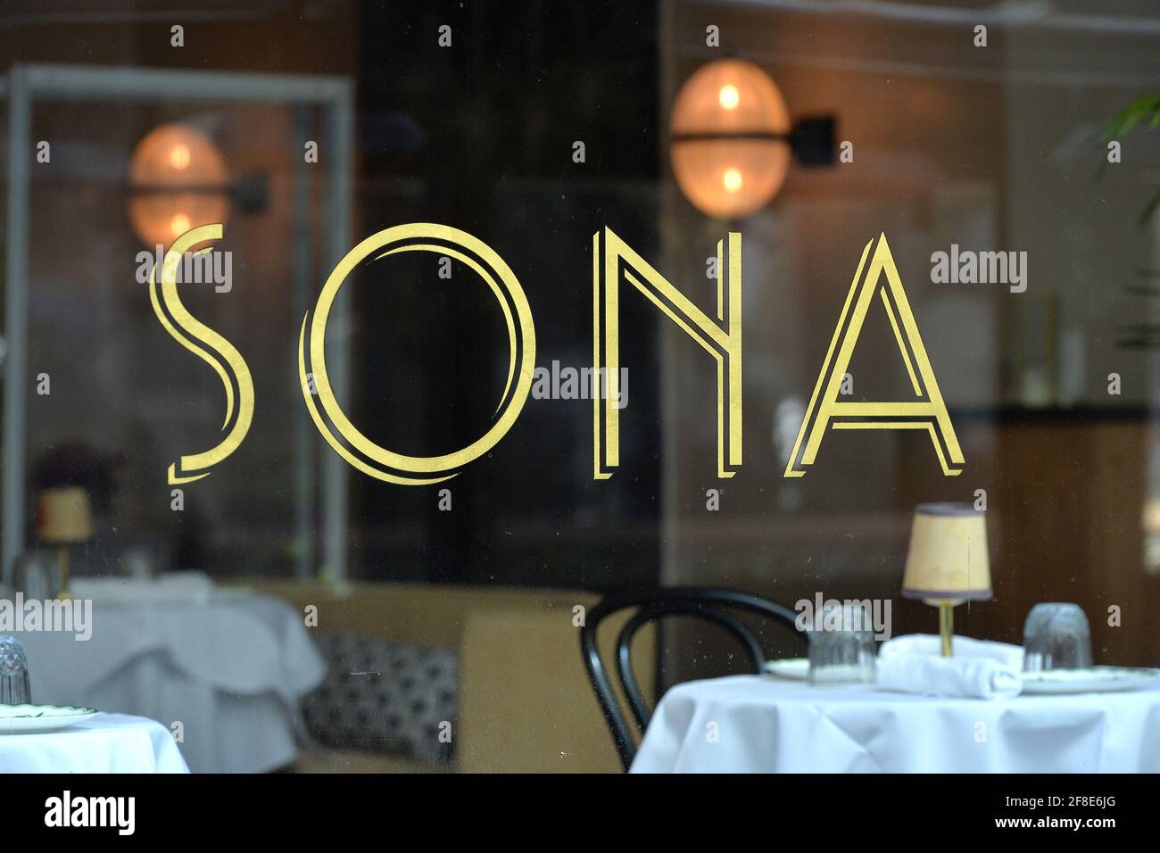 Exterior view of “Sona” restaurant, recently opened by actress Priyanka ...