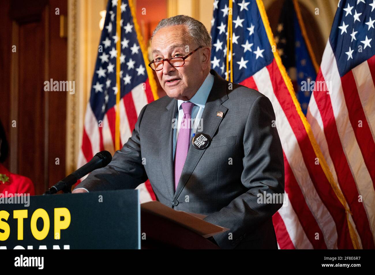 Senate Majority Leader Chuck Schumer D NY Speaks At A Press senate-majority-leader-chuck-schumer-d-ny-speaks-at-a-press