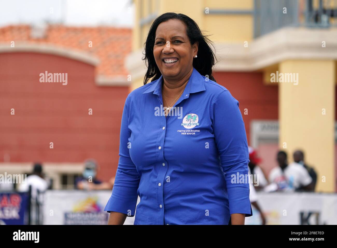 Miramar, United States. 10th Apr, 2021. City of Miramar vice mayor Vice ...