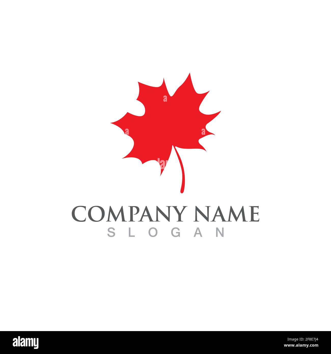 autumn leaf vector logo and symbol Stock Vector Image & Art - Alamy