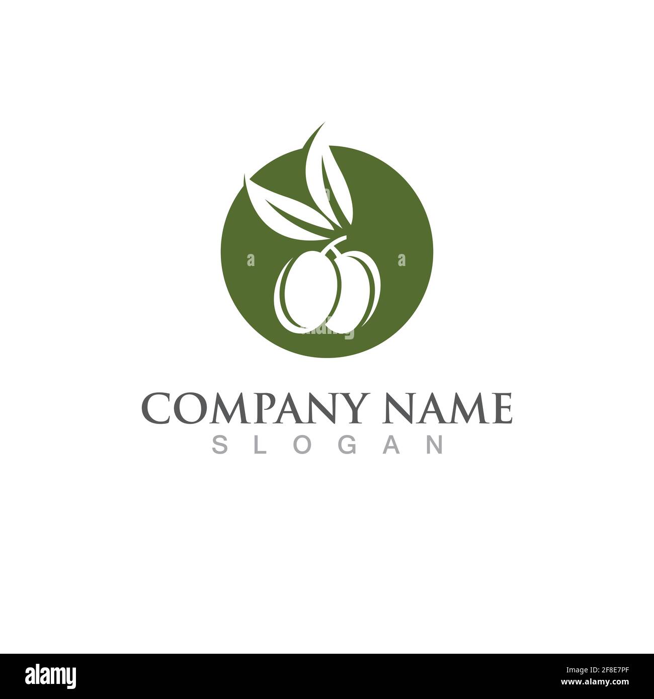 Olive tree vector illustration design template Stock Vector Image & Art ...
