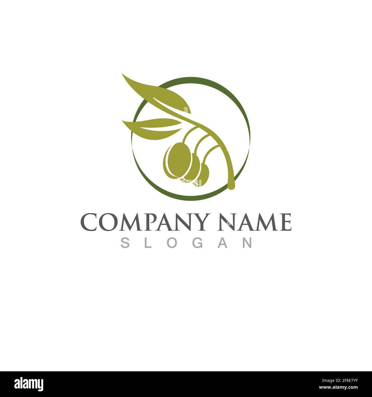 Olive tree vector illustration design template Stock Vector Image & Art ...