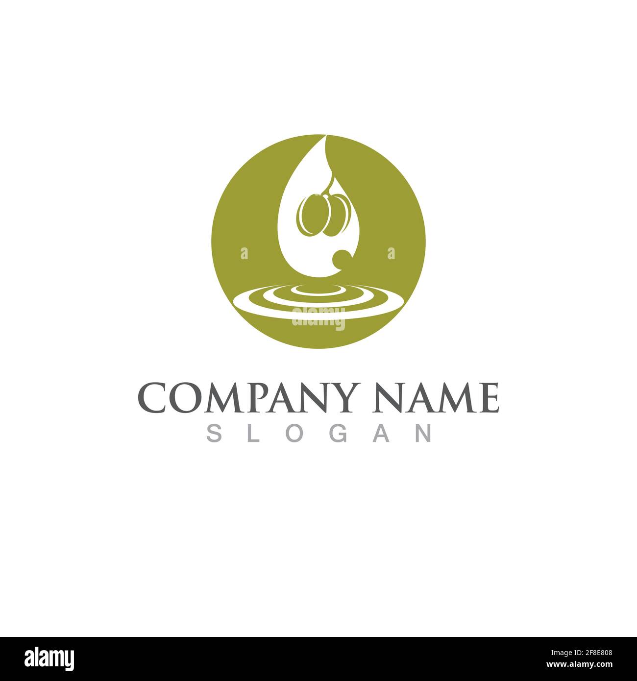 Olive tree vector illustration design template Stock Vector Image & Art ...