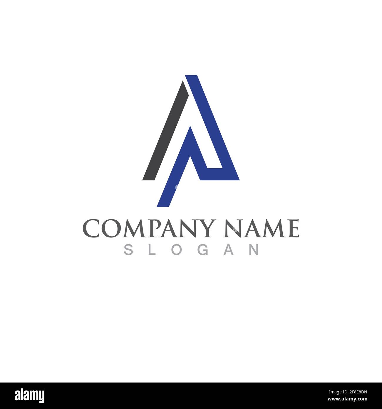 A Letter Template vector icon illustration design Stock Vector Image ...