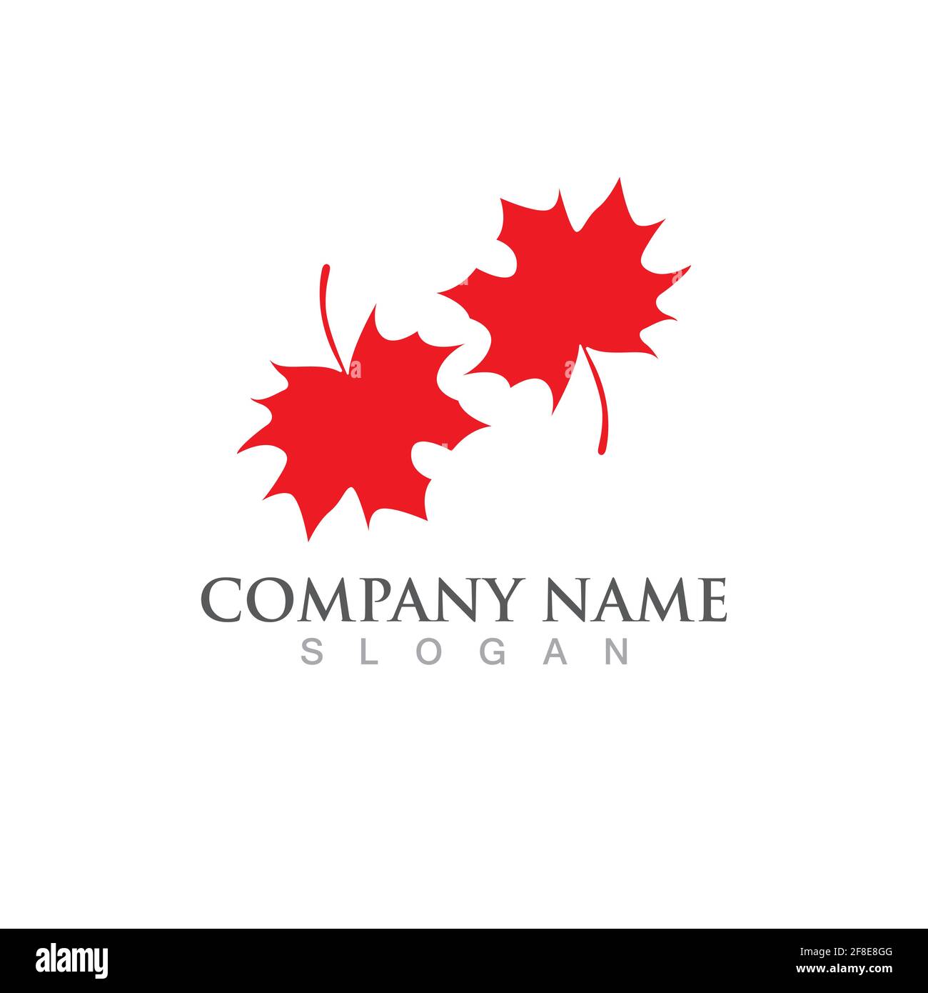 autumn leaf vector logo and symbol Stock Vector Image & Art - Alamy