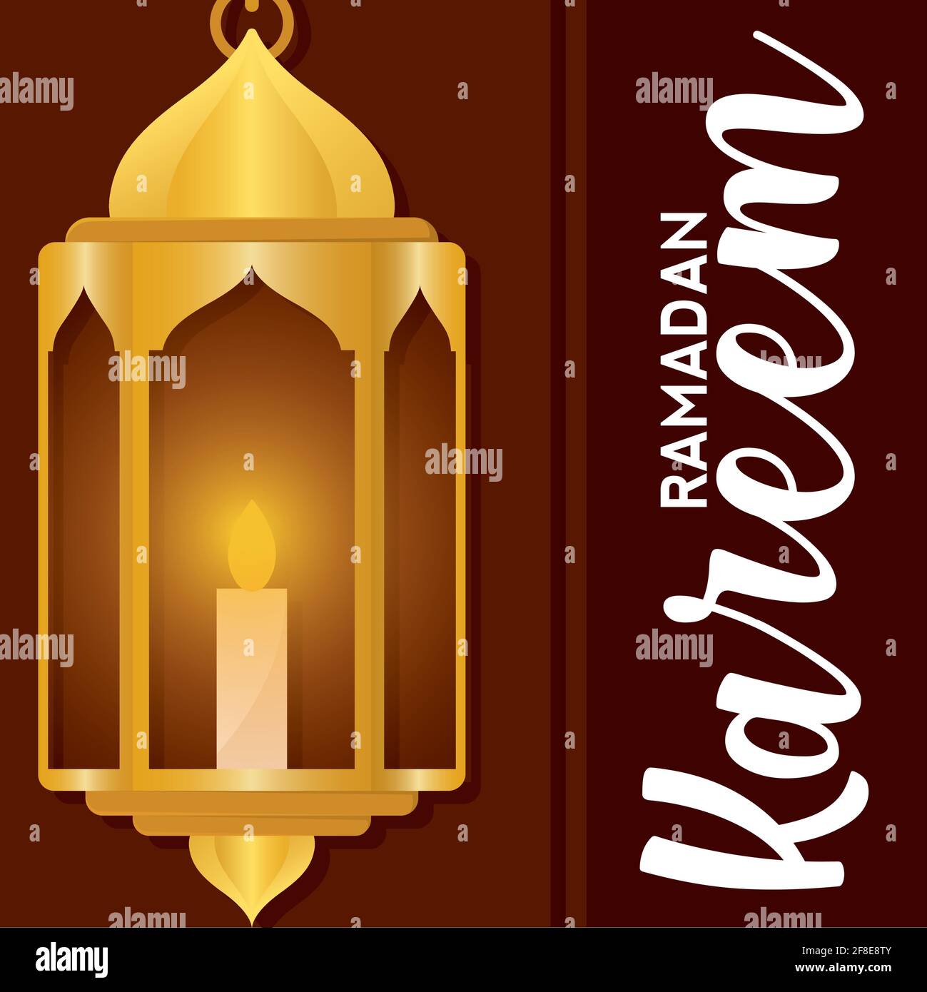 Ramadam Kareem poster. Muslim celebration - Vector illustration Stock ...