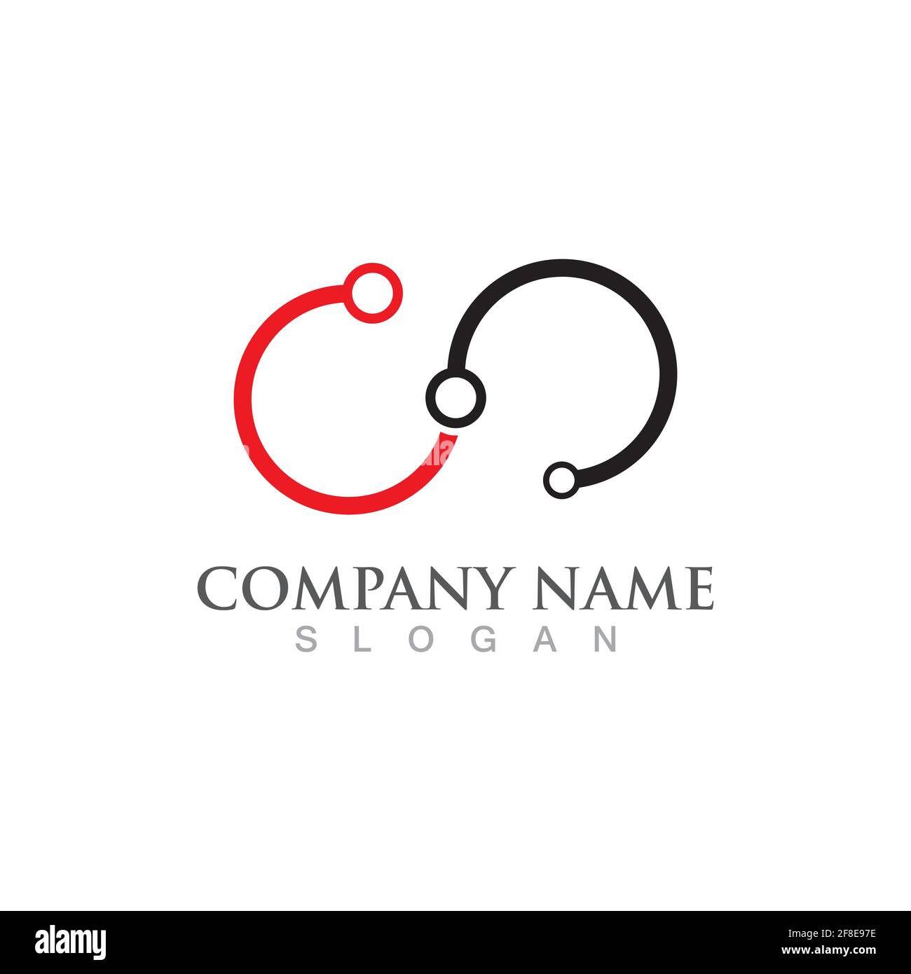 Fiber cable logo internet vector image Stock Vector Image & Art - Alamy