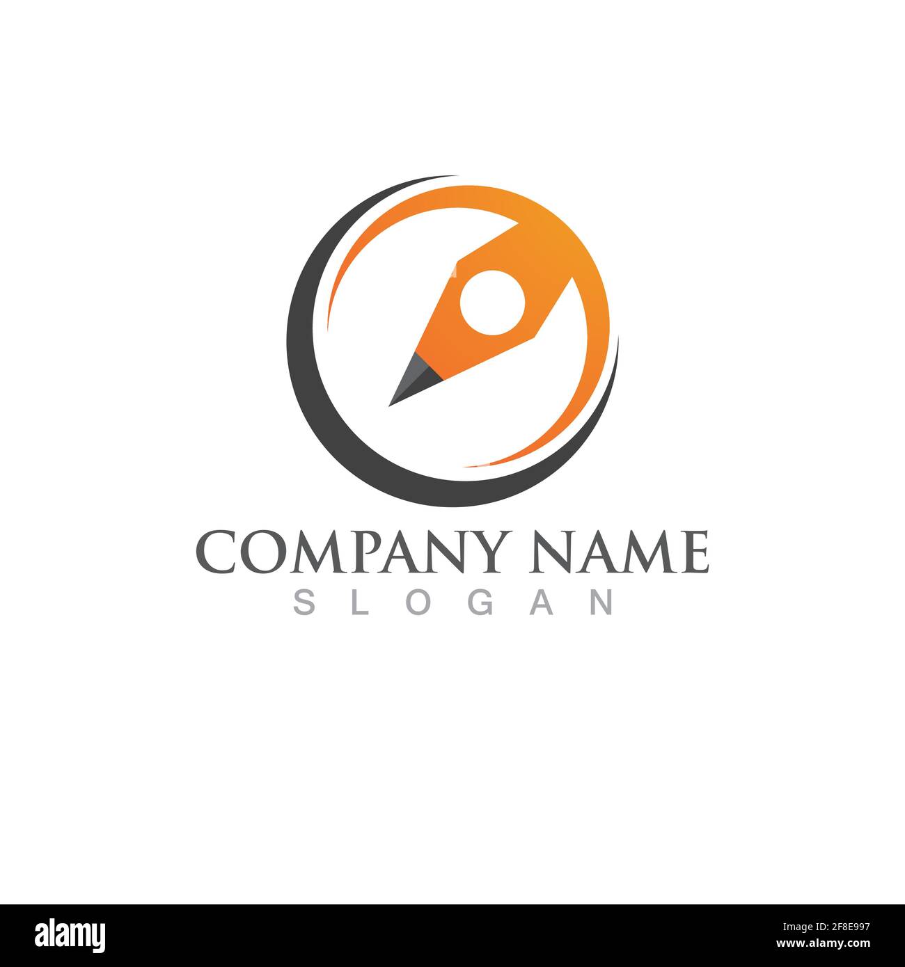 Pen Logo template Vector illustration Stock Vector Image & Art - Alamy