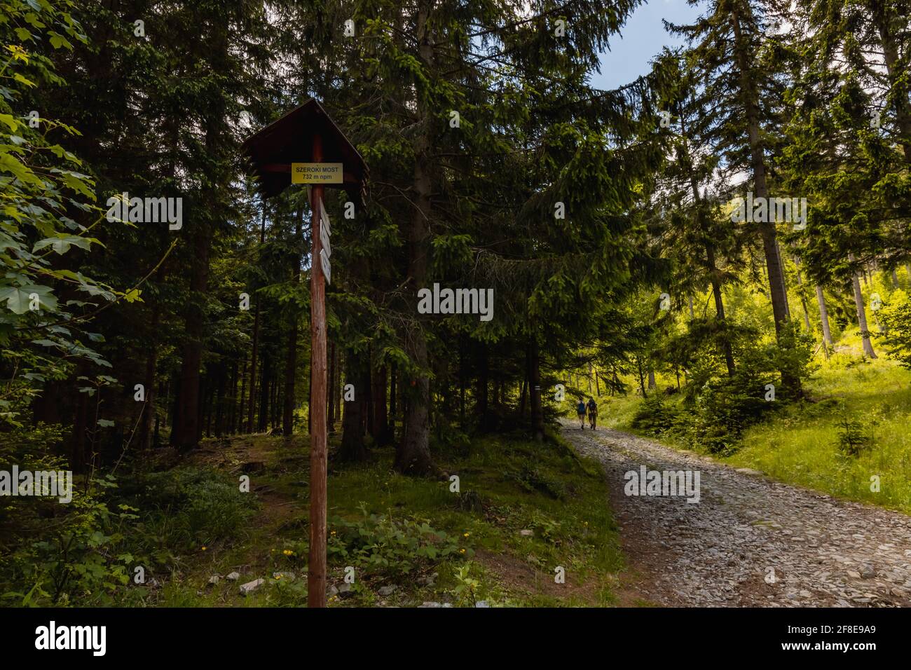 Giant Mountains, Poland - June 23 2020: Landmark "Wide Bridge" at ...