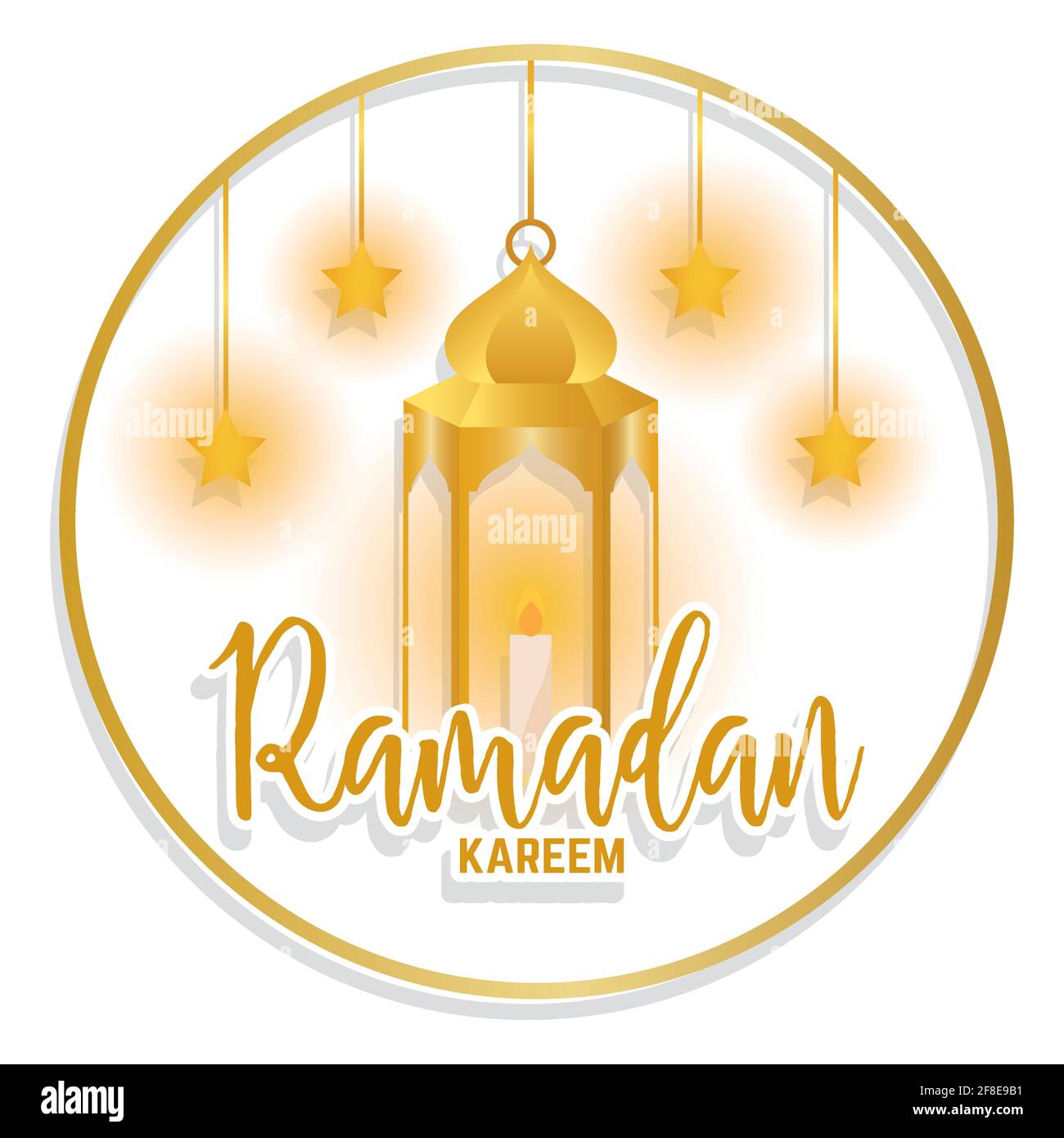 Ramadam Kareem poster. Muslim celebration - Vector illustration Stock ...