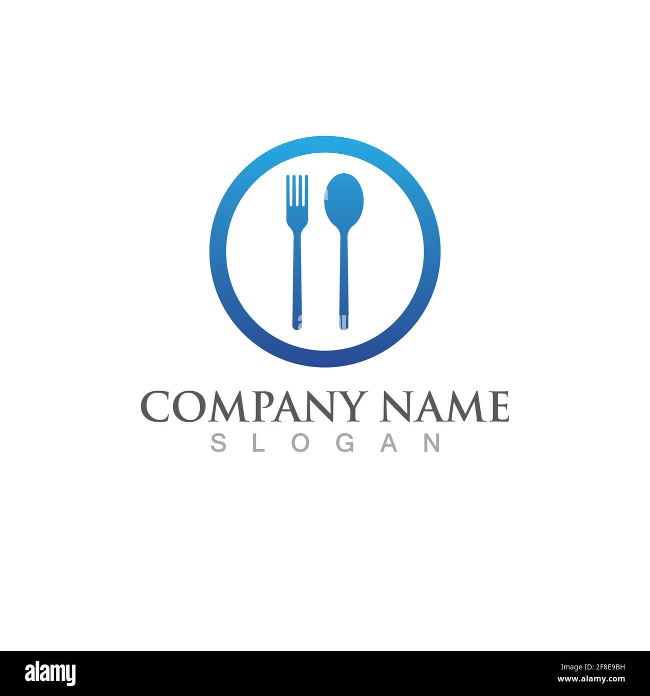 Spoon logo vector illustration template design Stock Vector Image & Art ...