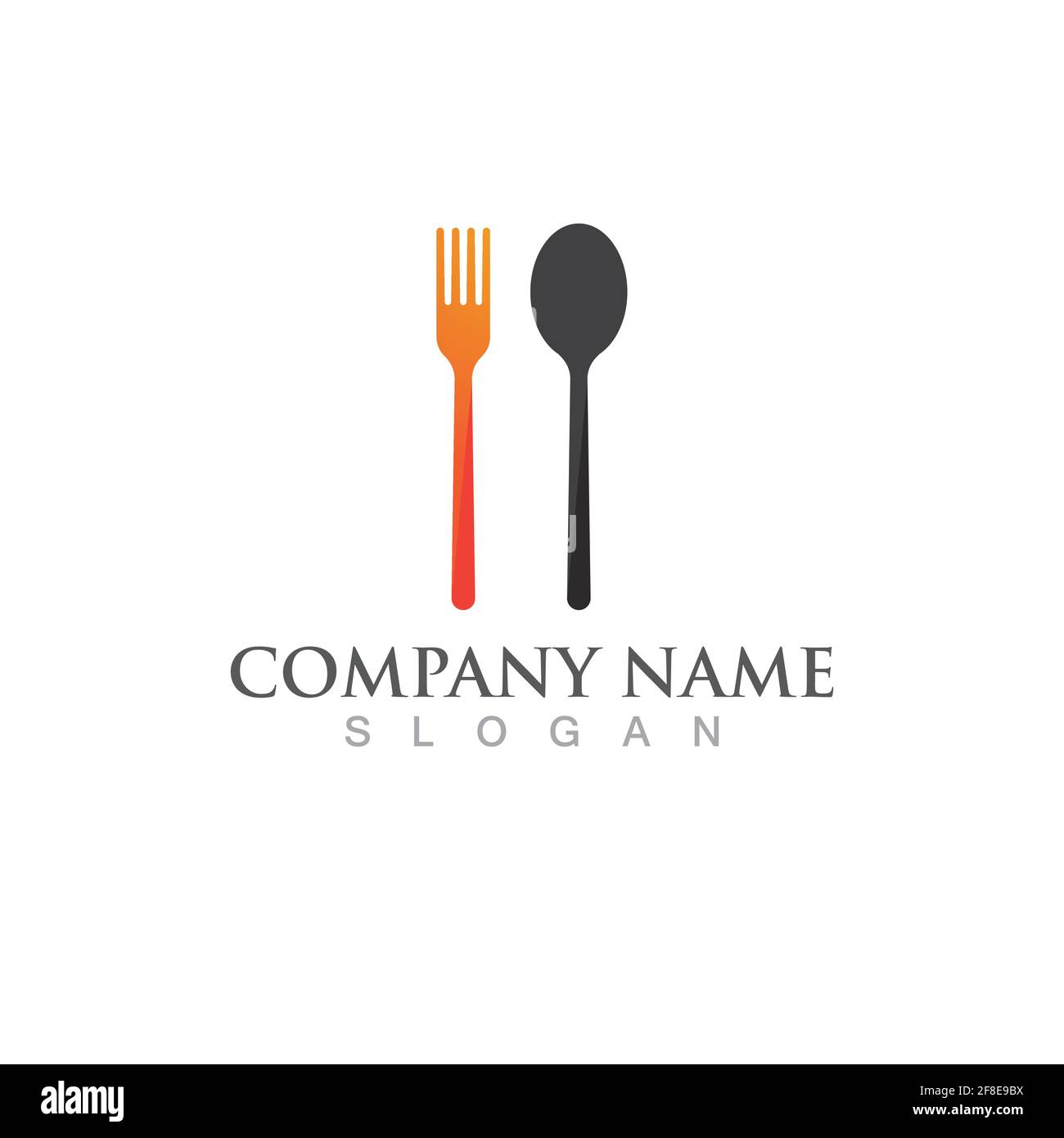 Spoon logo vector illustration template design Stock Vector Image & Art ...