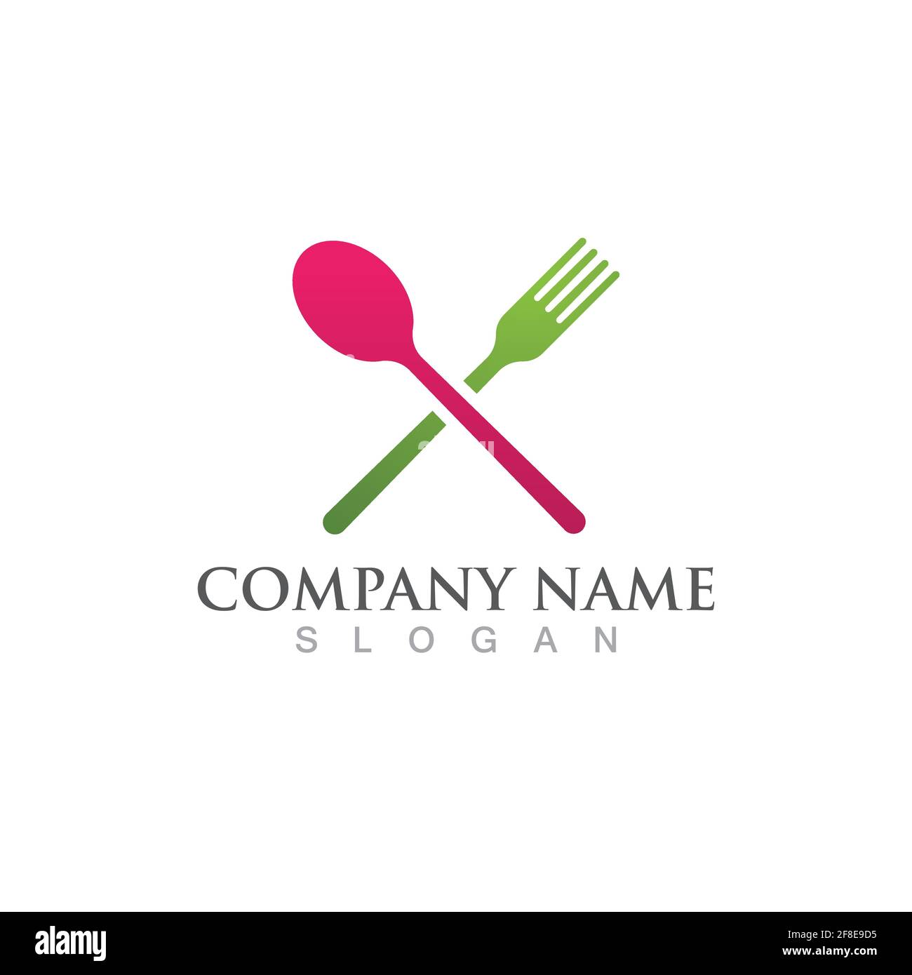 Spoon logo vector illustration template design Stock Vector Image & Art ...