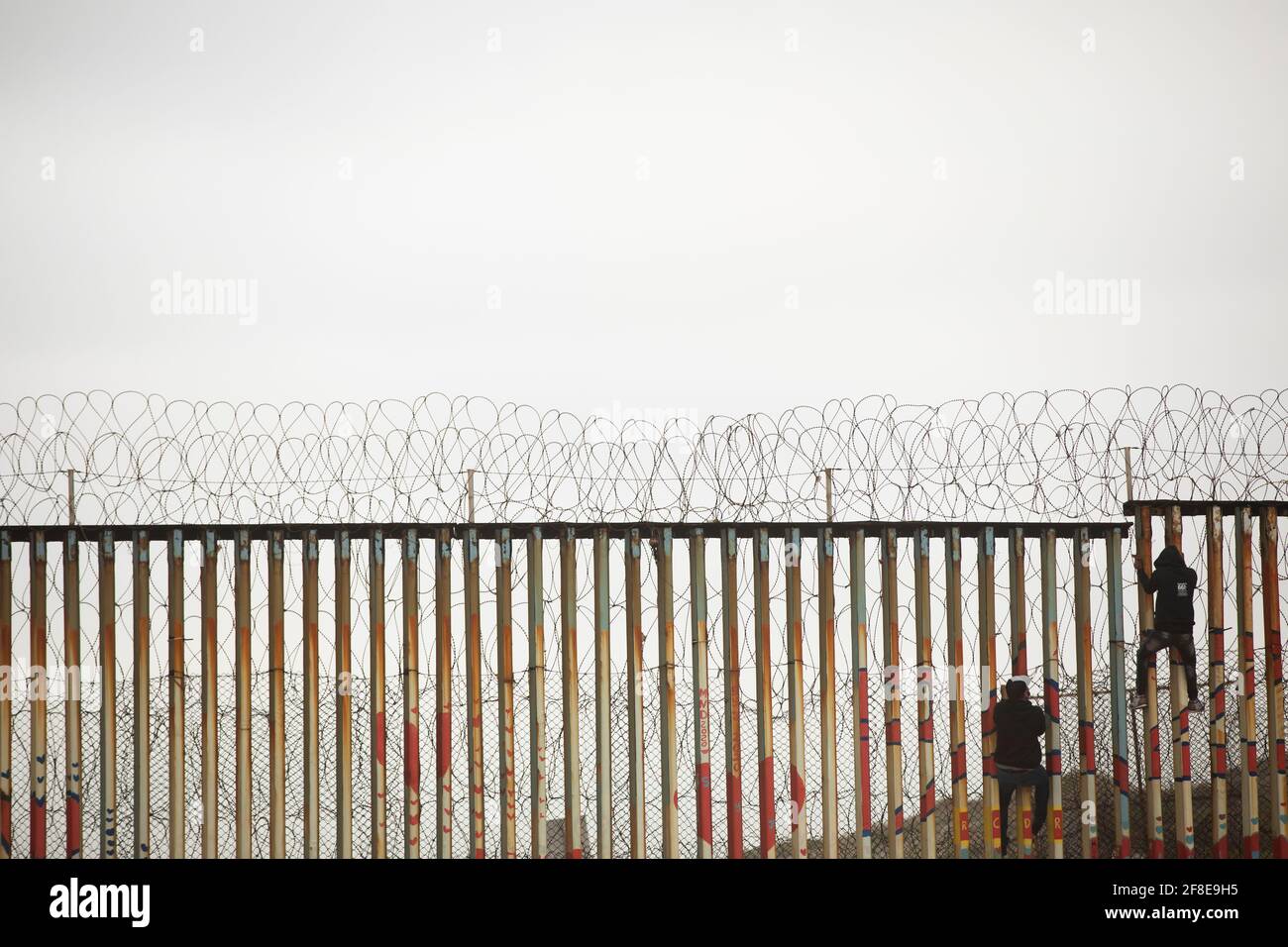Tijuana border crossing hi-res stock photography and images - Alamy