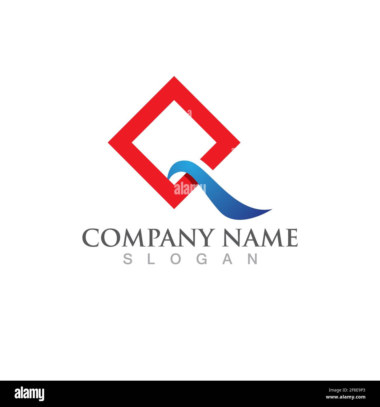 Letter q badge logo Stock Vector Images - Alamy