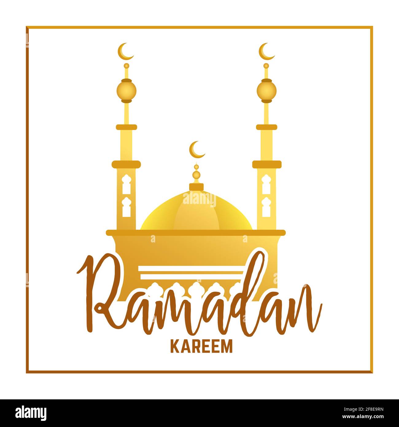 Ramadam Kareem poster. Muslim celebration - Vector illustration Stock ...