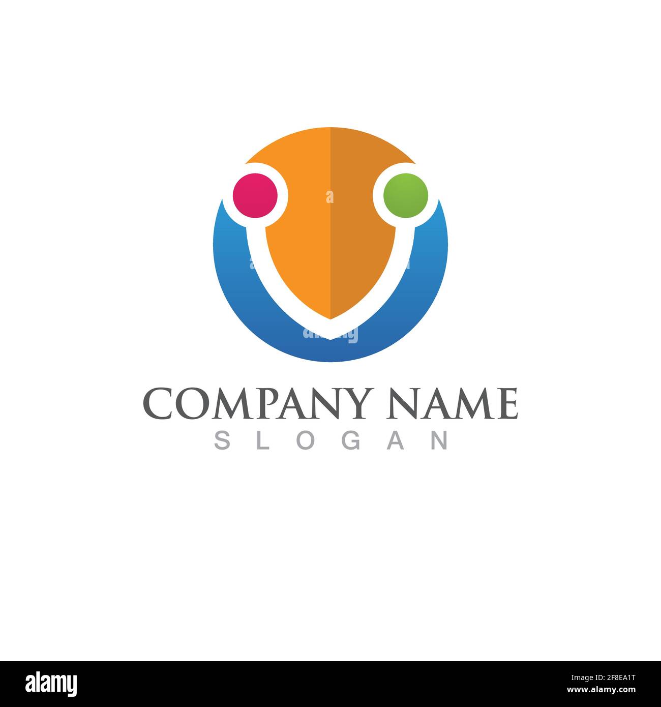 Power cable Logo Template vector icon illustration Stock Vector Image ...