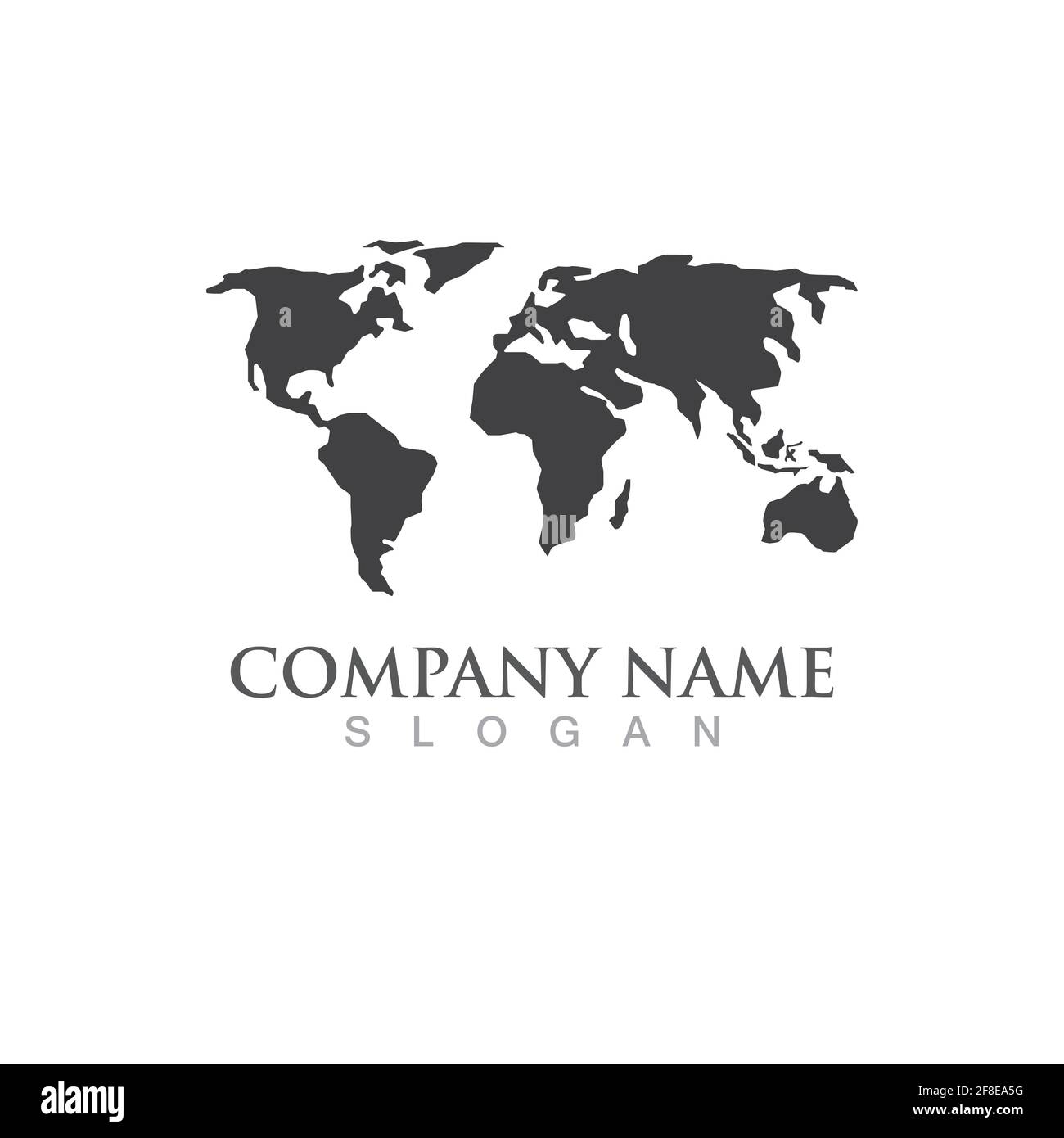 Globe logo and symbol vector Stock Vector Image & Art - Alamy