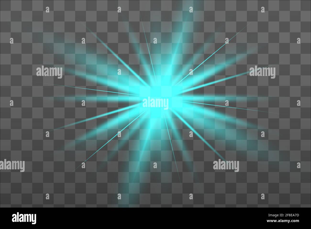 Glow isolated blue light effect, lens flare Stock Vector Image & Art - Alamy