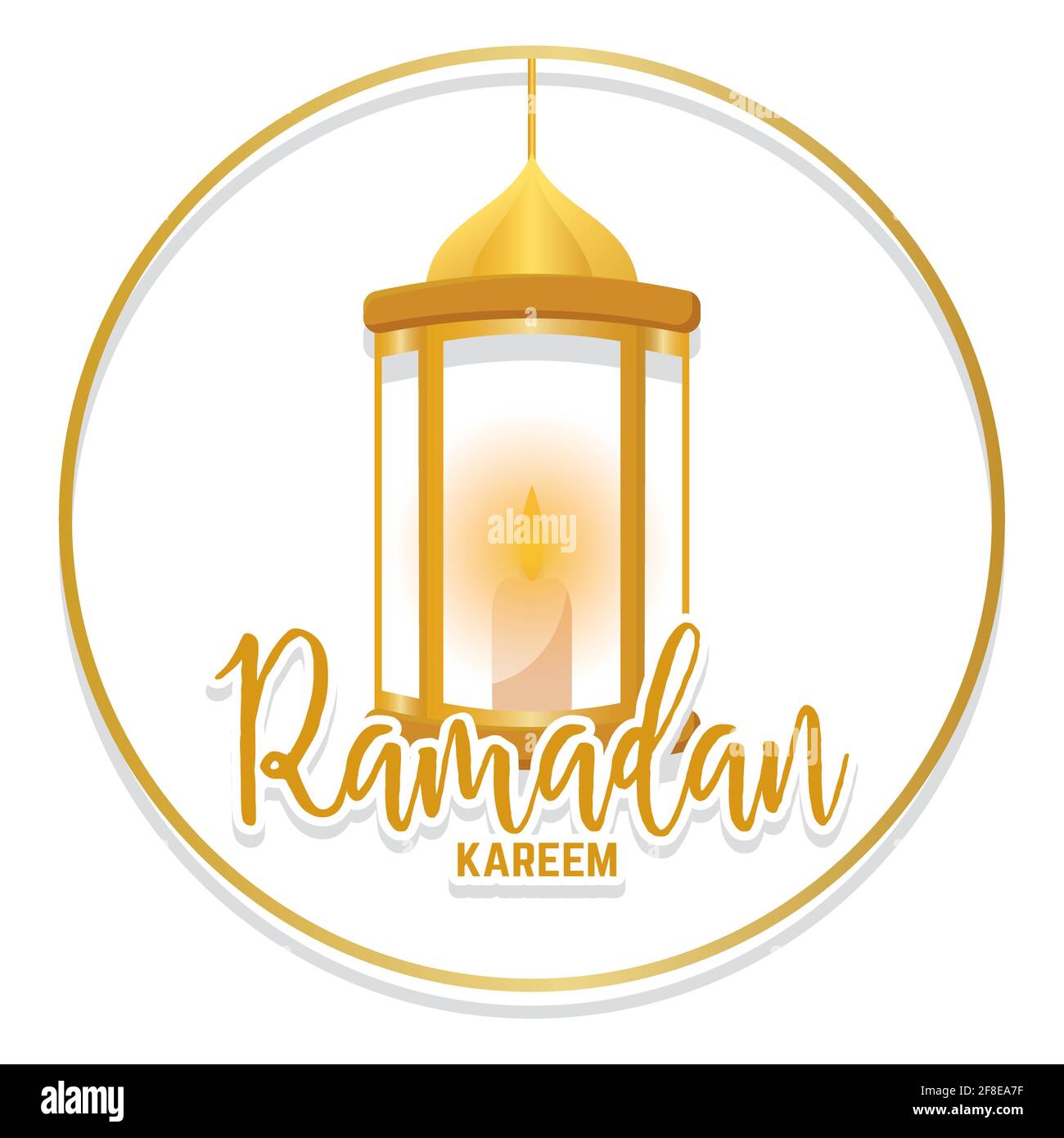 Ramadam Kareem poster. Muslim celebration - Vector illustration Stock ...
