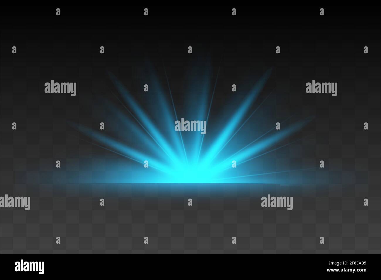 Glow isolated blue light effect, lens flare Stock Vector Image & Art ...