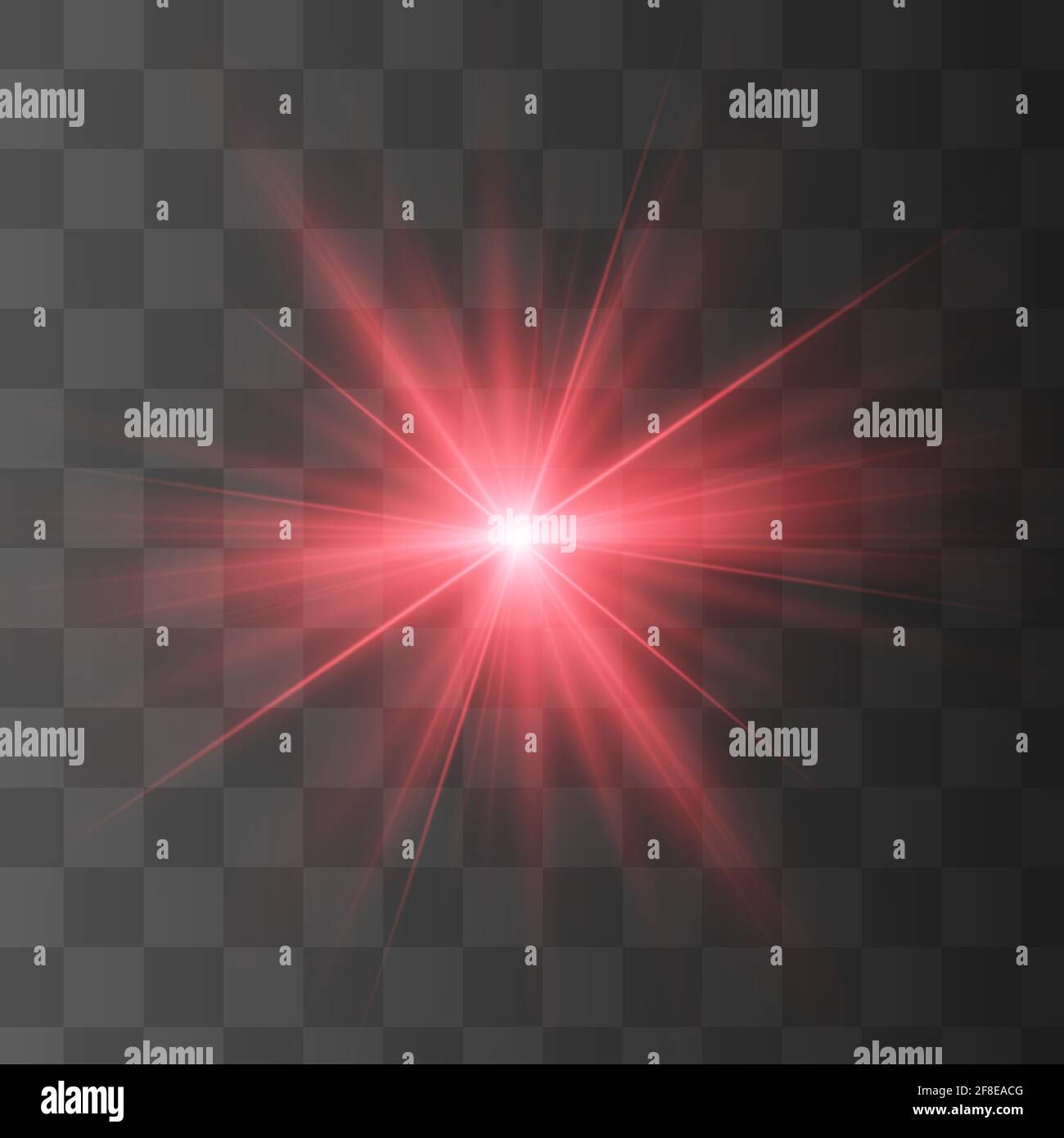 Glow isolated red light effect, lens flare Stock Vector Image & Art - Alamy