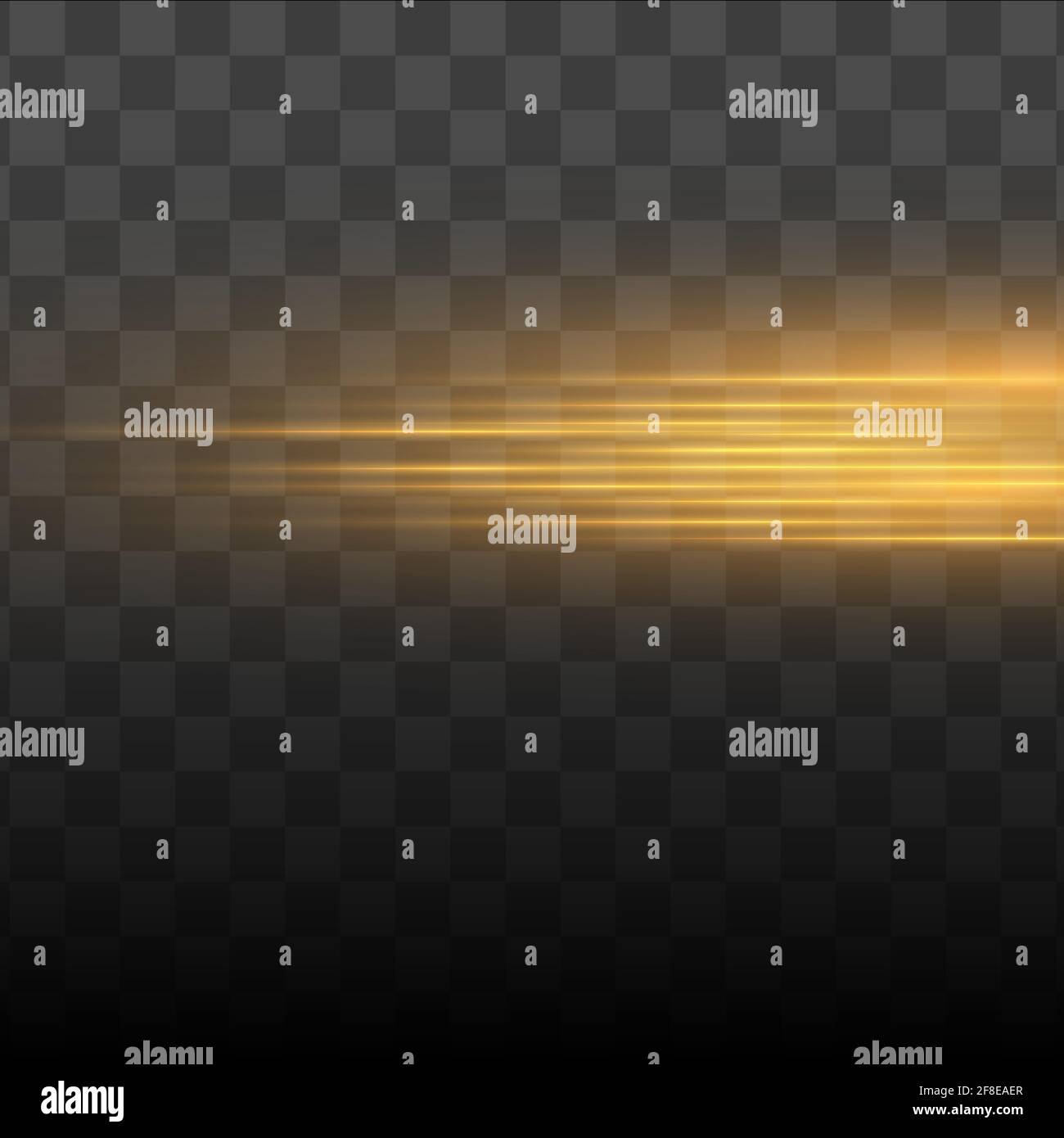 Glow isolated yellow light effect, lens flare Stock Vector Image & Art ...