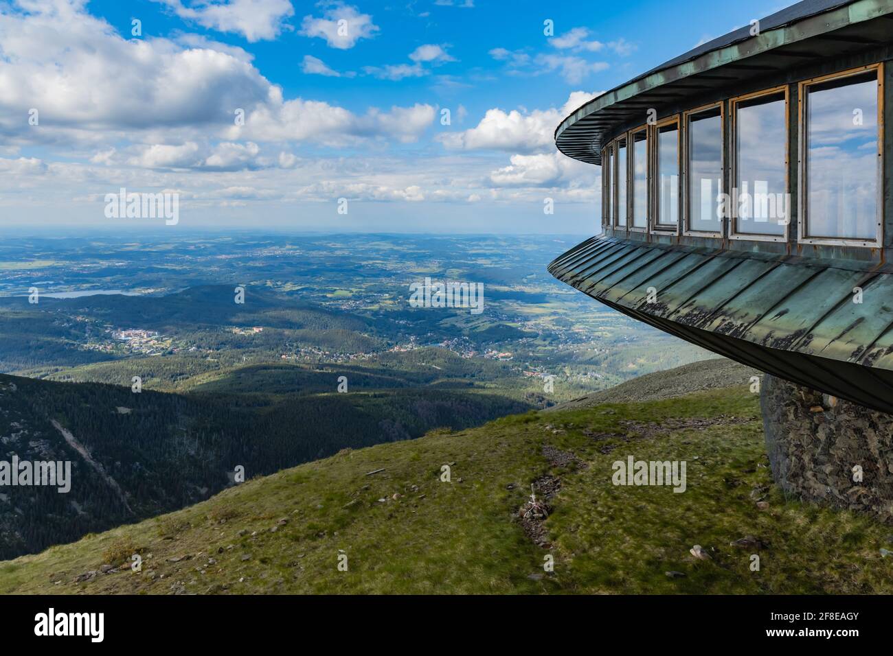 Giant Mountains, Poland - June 23 2020: Beautiful landscape of cities ...