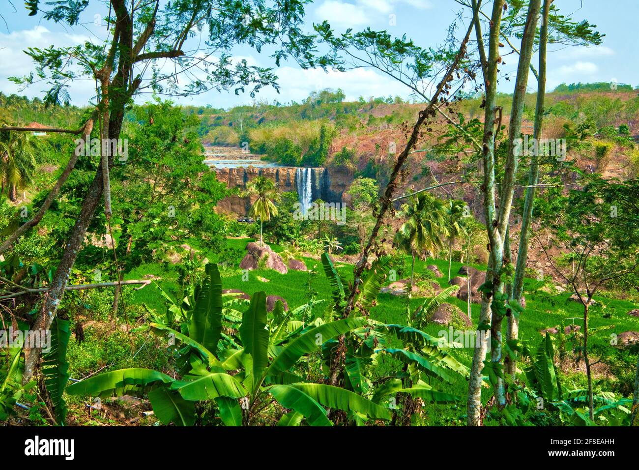 Awang waterfall is located in Taman Jaya Village, which is one of ...