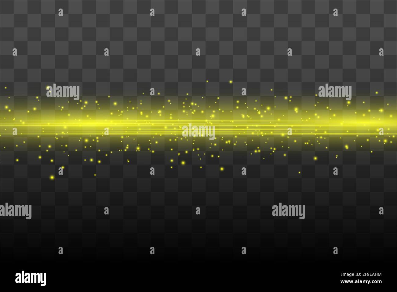 Glow isolated yellow light effect, lens flare Stock Vector Image & Art ...