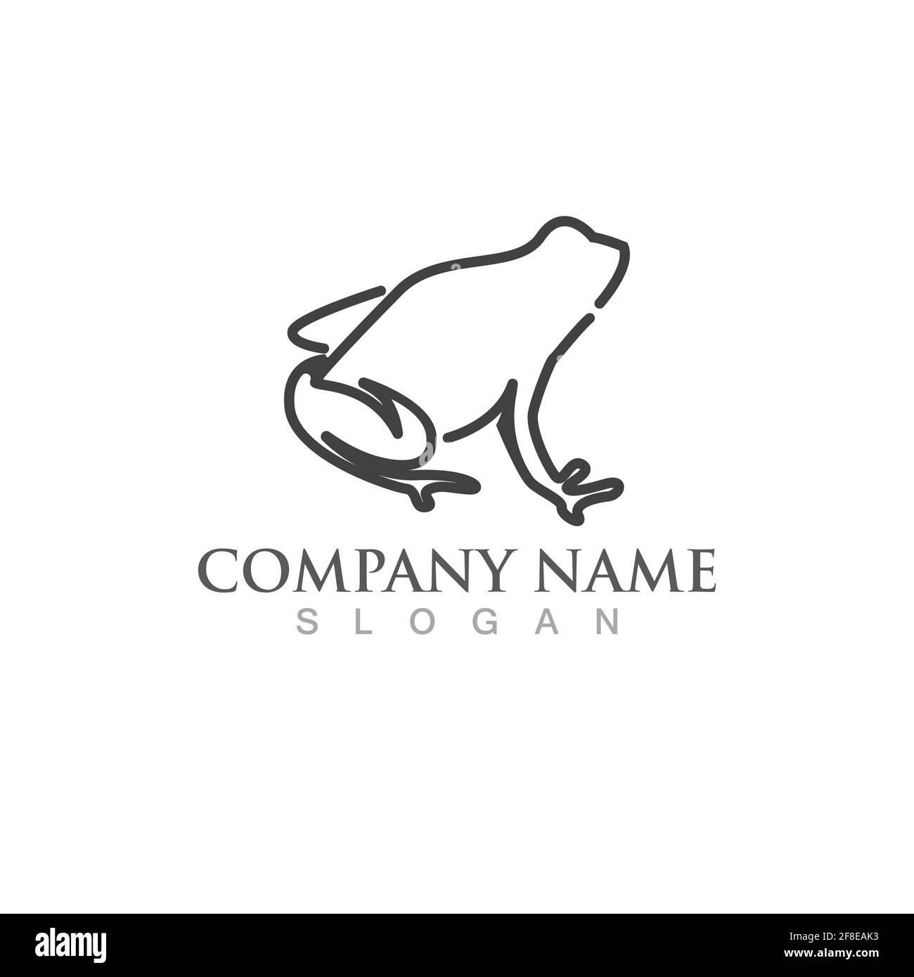 Frog logo and symbol vector Stock Vector Image & Art - Alamy