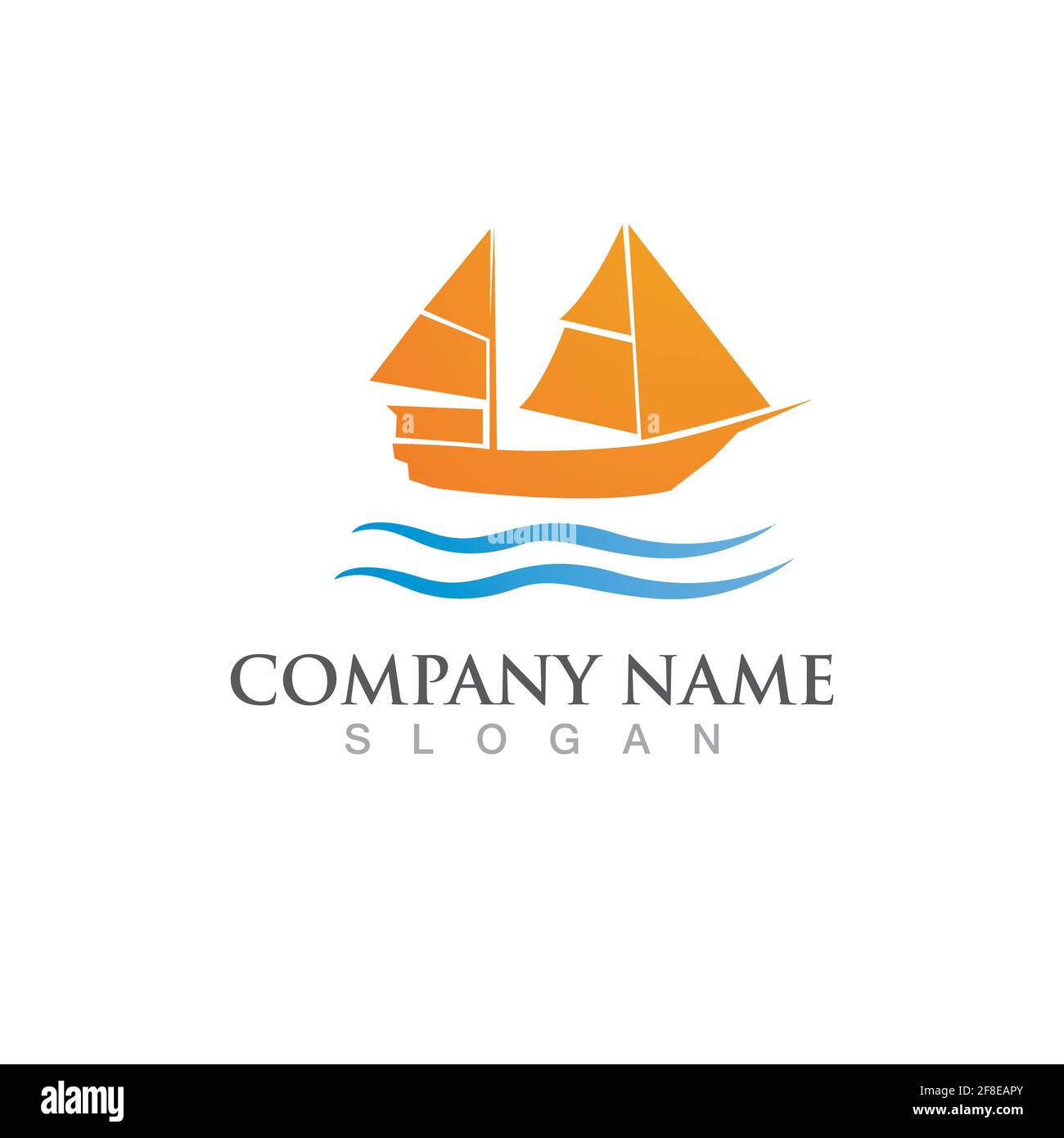 sailboat logo and symbol vector Stock Vector Image & Art - Alamy