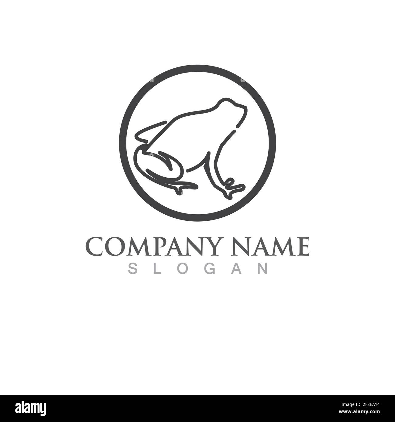 Frog logo and symbol vector Stock Vector Image & Art - Alamy