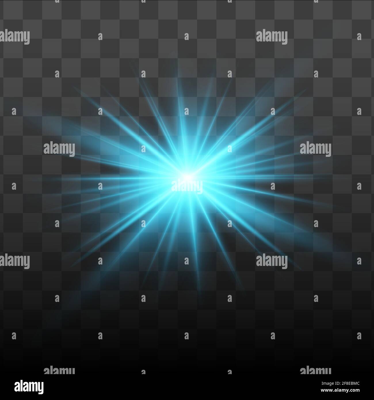 Glow isolated blue light effect, lens flare Stock Vector Image & Art ...