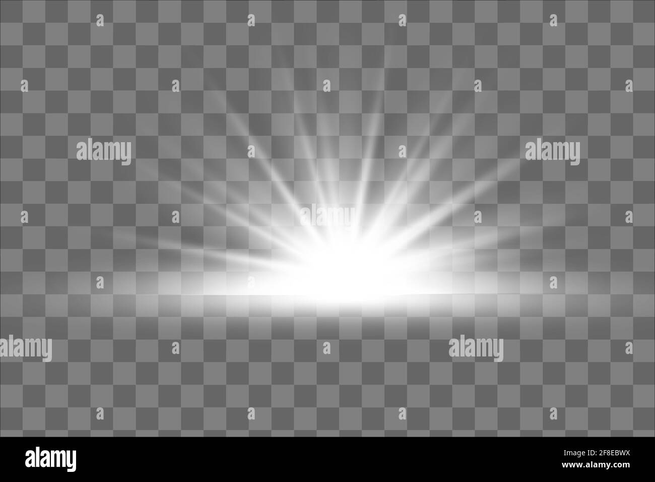 Glow isolated white light effect, lens flare Stock Vector Image & Art - Alamy