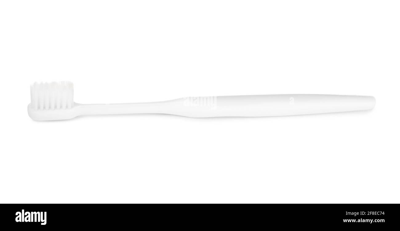Tooth brush on white background Stock Photo - Alamy