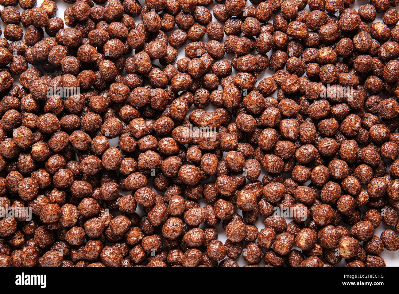 Chocolate corn balls as background, closeup Stock Photo - Alamy