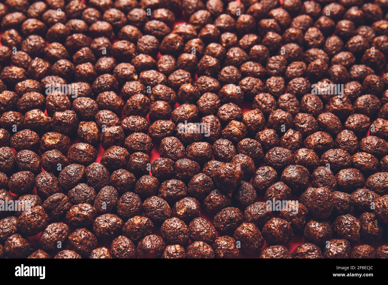 Chocolate corn balls as background, closeup Stock Photo - Alamy