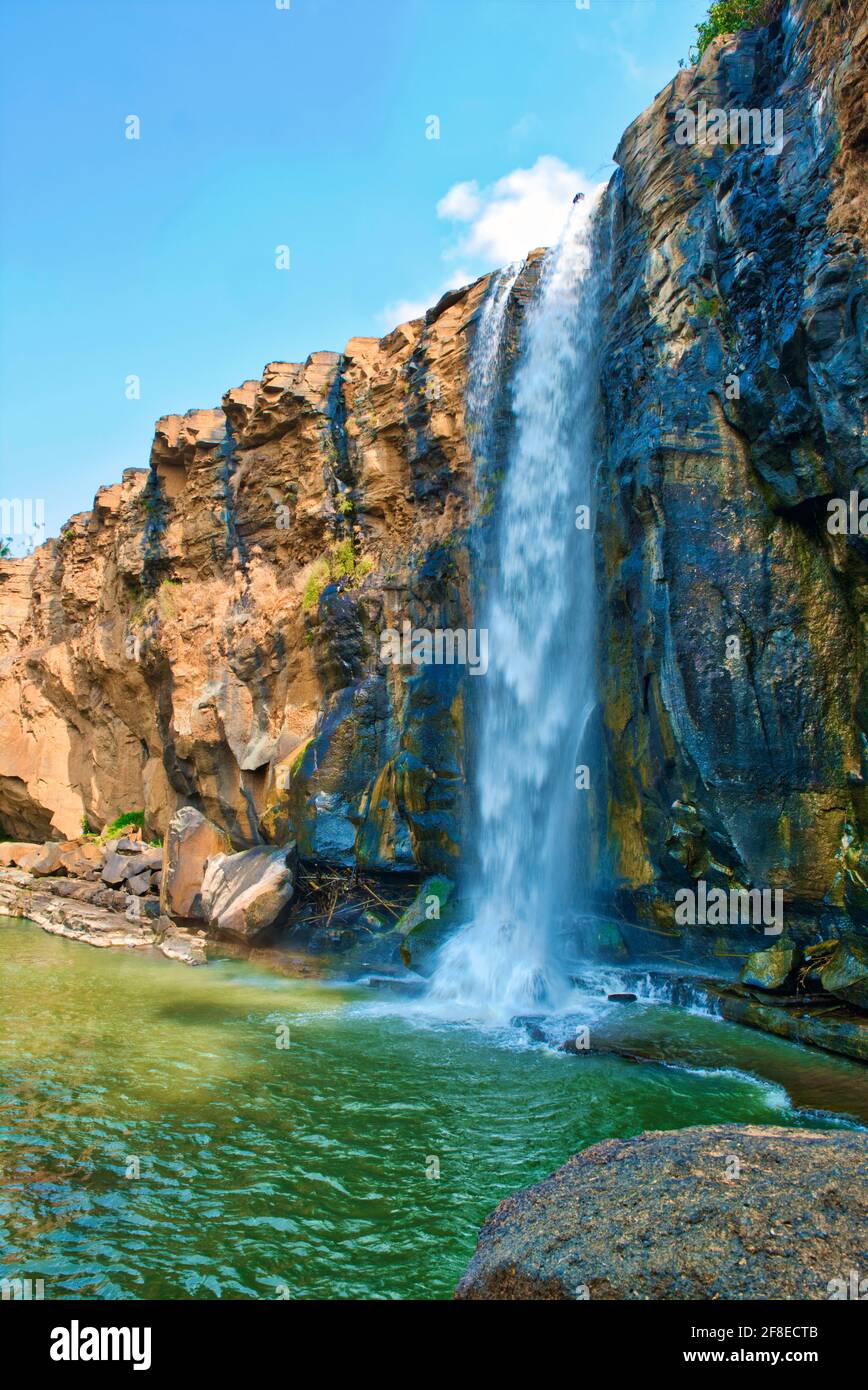 Awang waterfall is located in Taman Jaya Village, which is one of ...