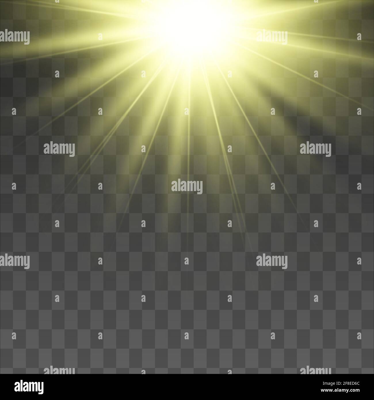 Glow isolated yellow light effect, lens flare Stock Vector Image & Art ...