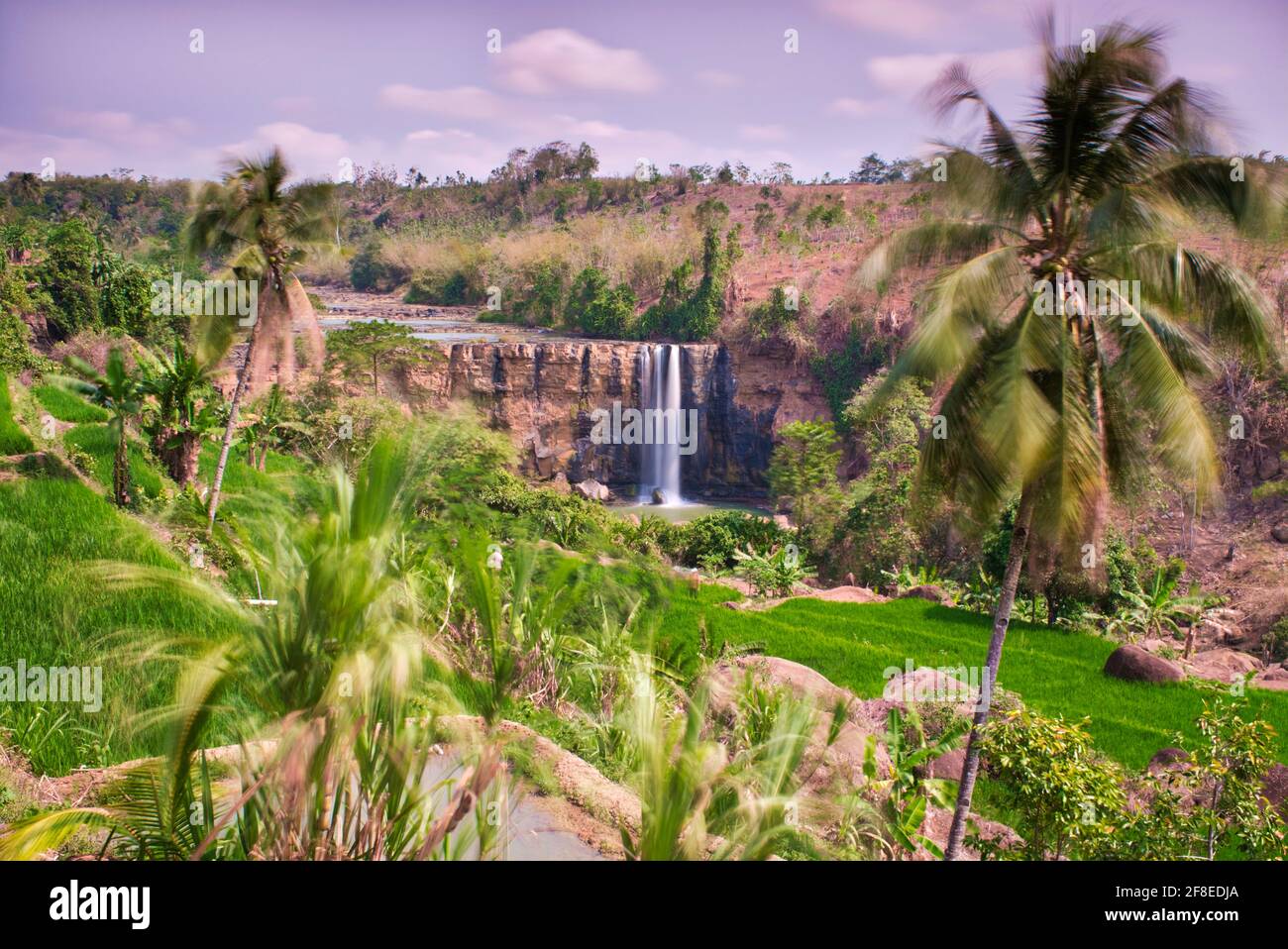 Awang waterfall is located in Taman Jaya Village, which is one of ...