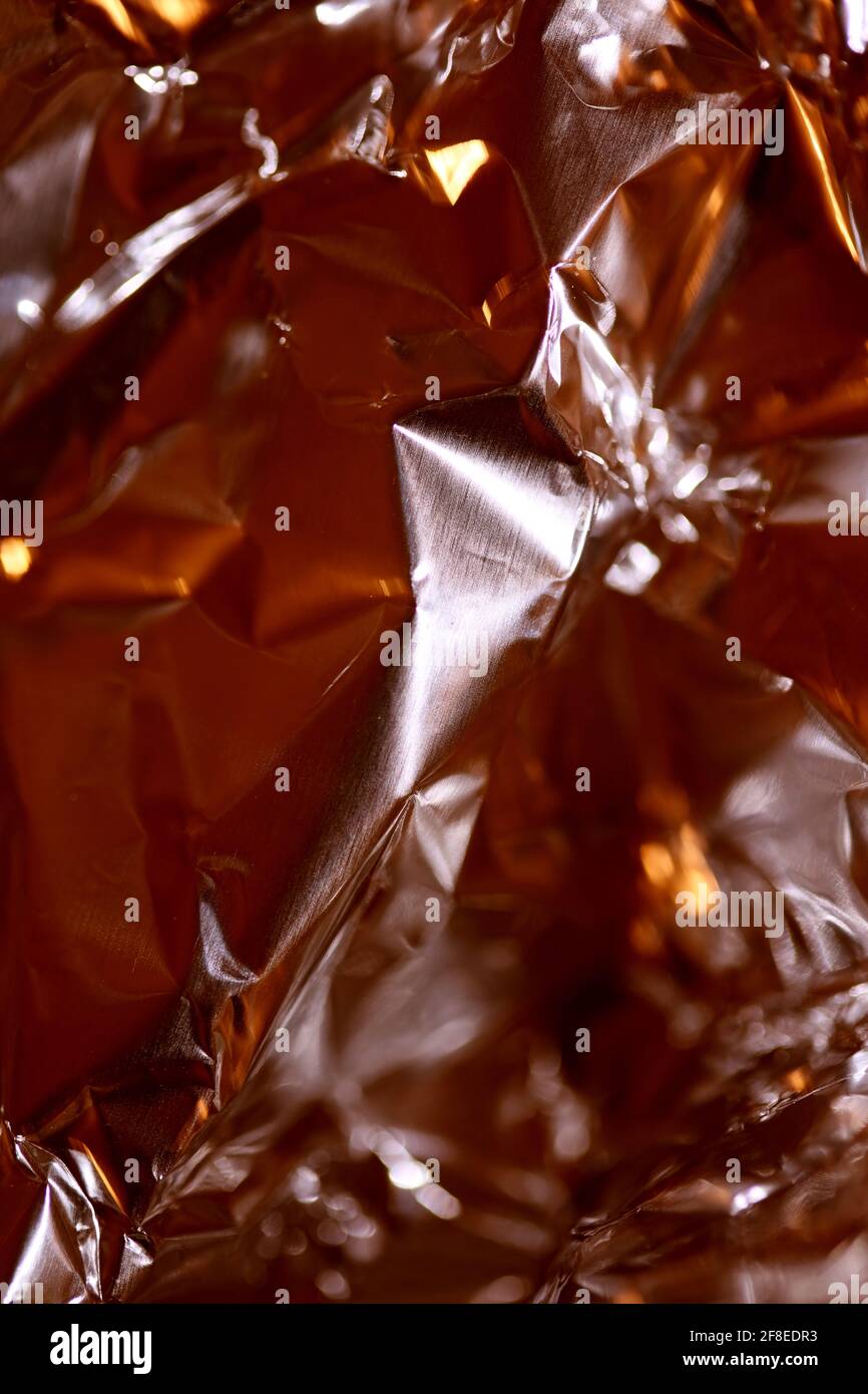 Aluminum paper colorful abstract close up background tripping modern ...