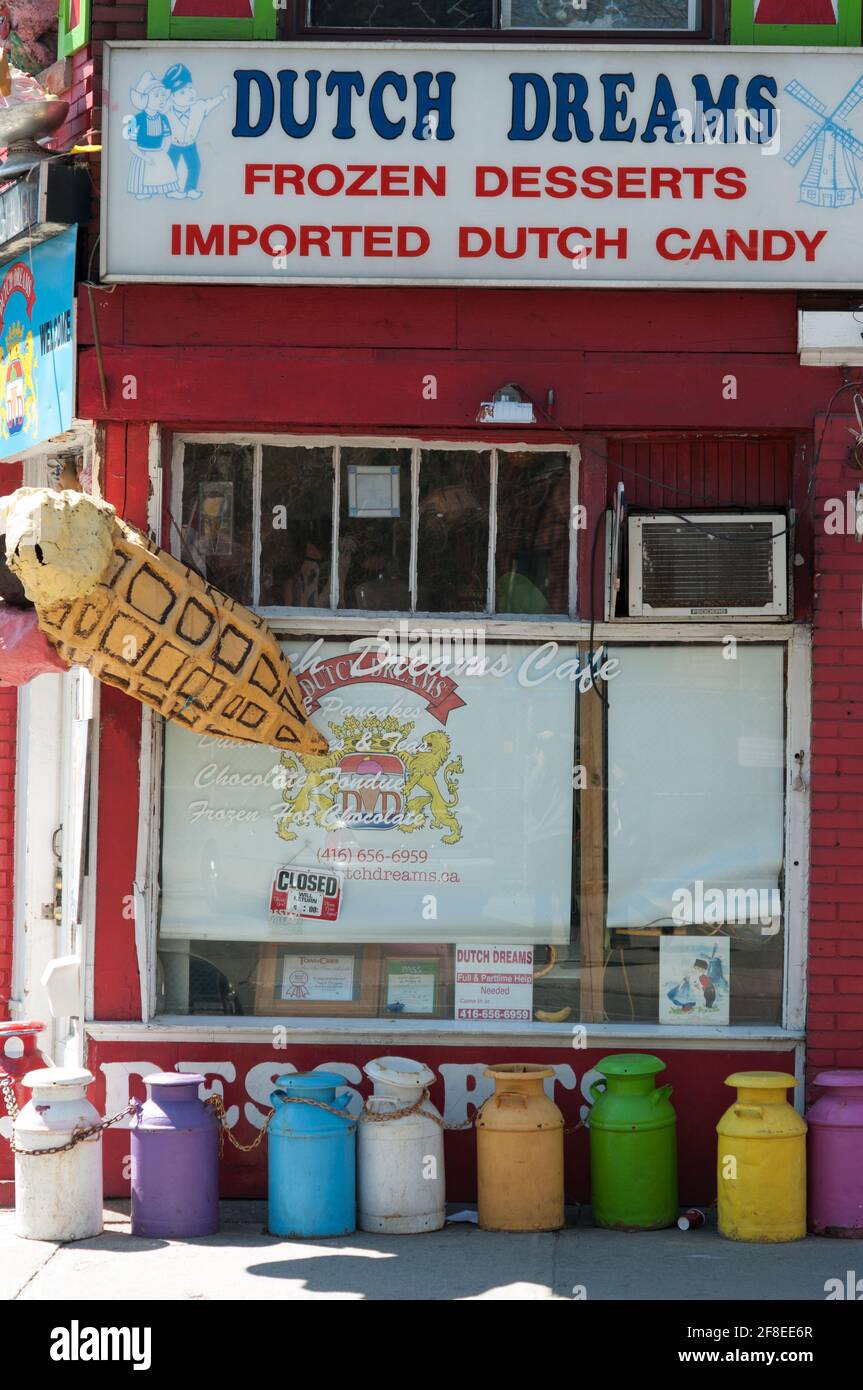 dutch dreams frozen desserts imported dutch candy signs and facade ...