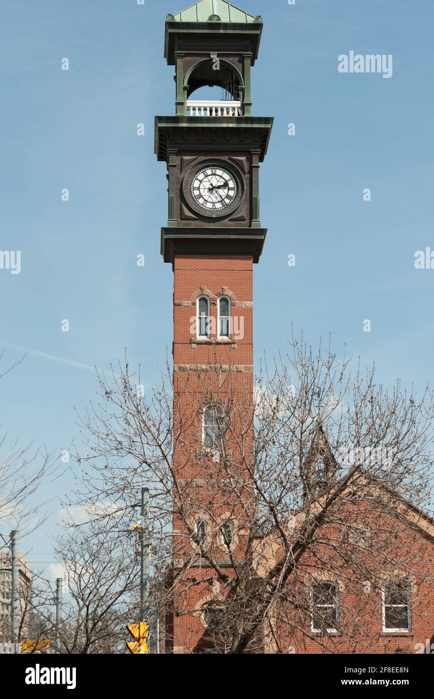 fire station lookout and clock tower Stock Photo - Alamy