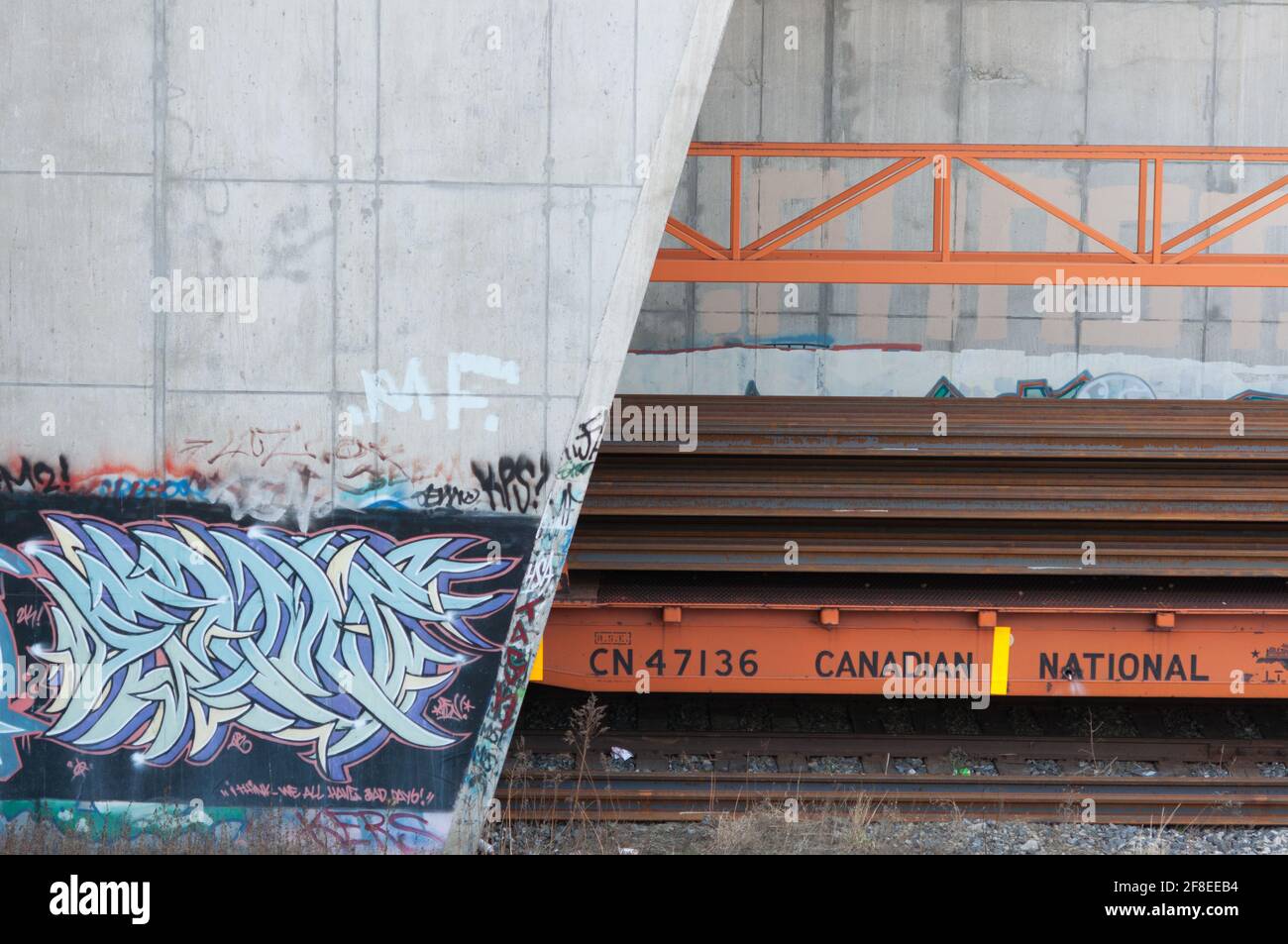 Flatbed rail car hi-res stock photography and images - Alamy