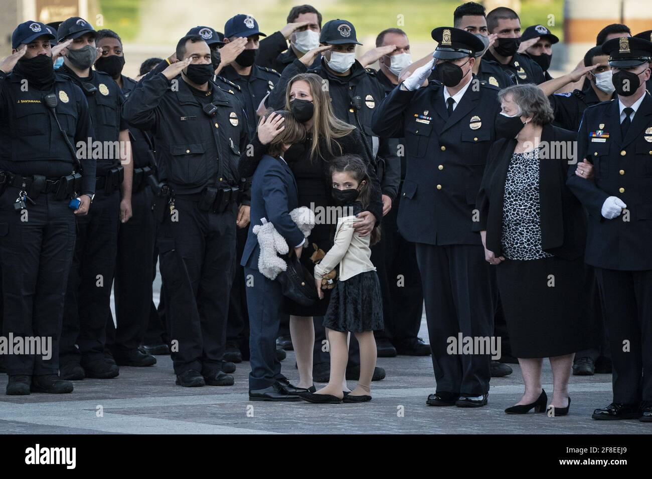 Police officer family members in hi-res stock photography and images ...