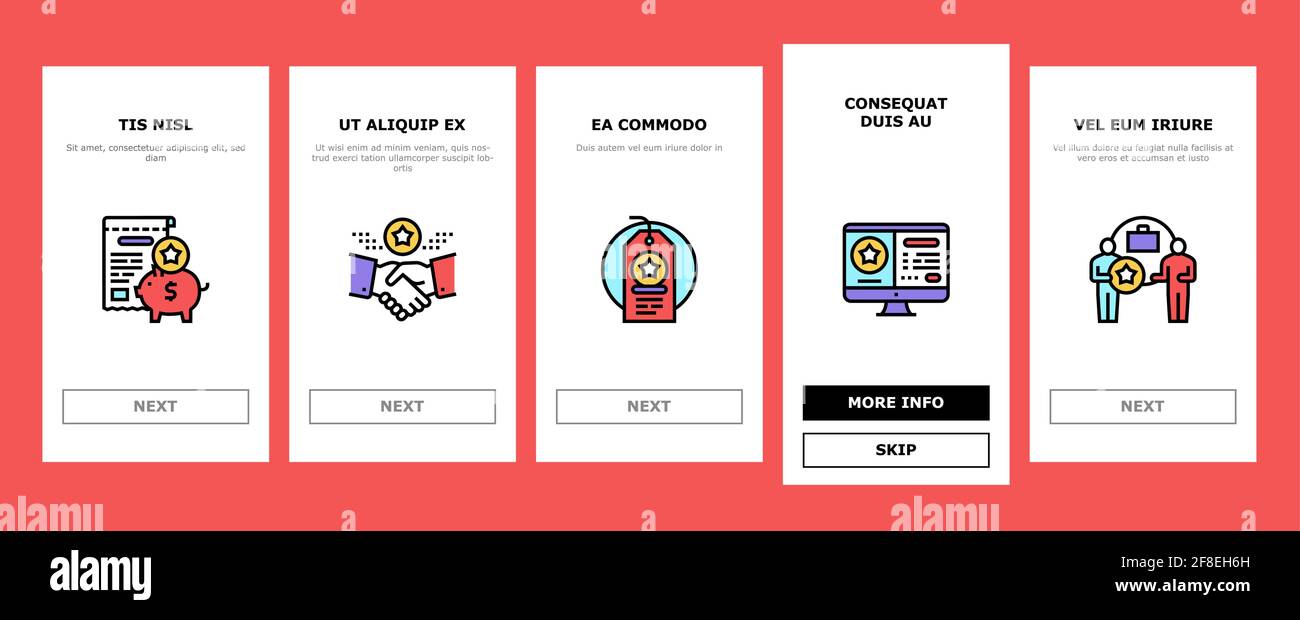 Onboarding sales Stock Vector Images - Alamy