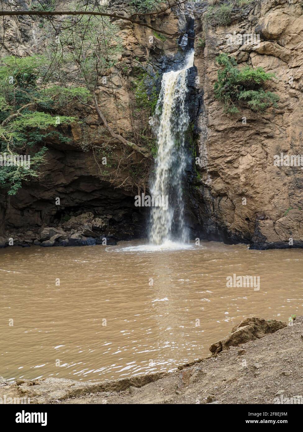 Makalia Falls in Lake Nakuru National Park, Kenya, Africa Stock Photo ...